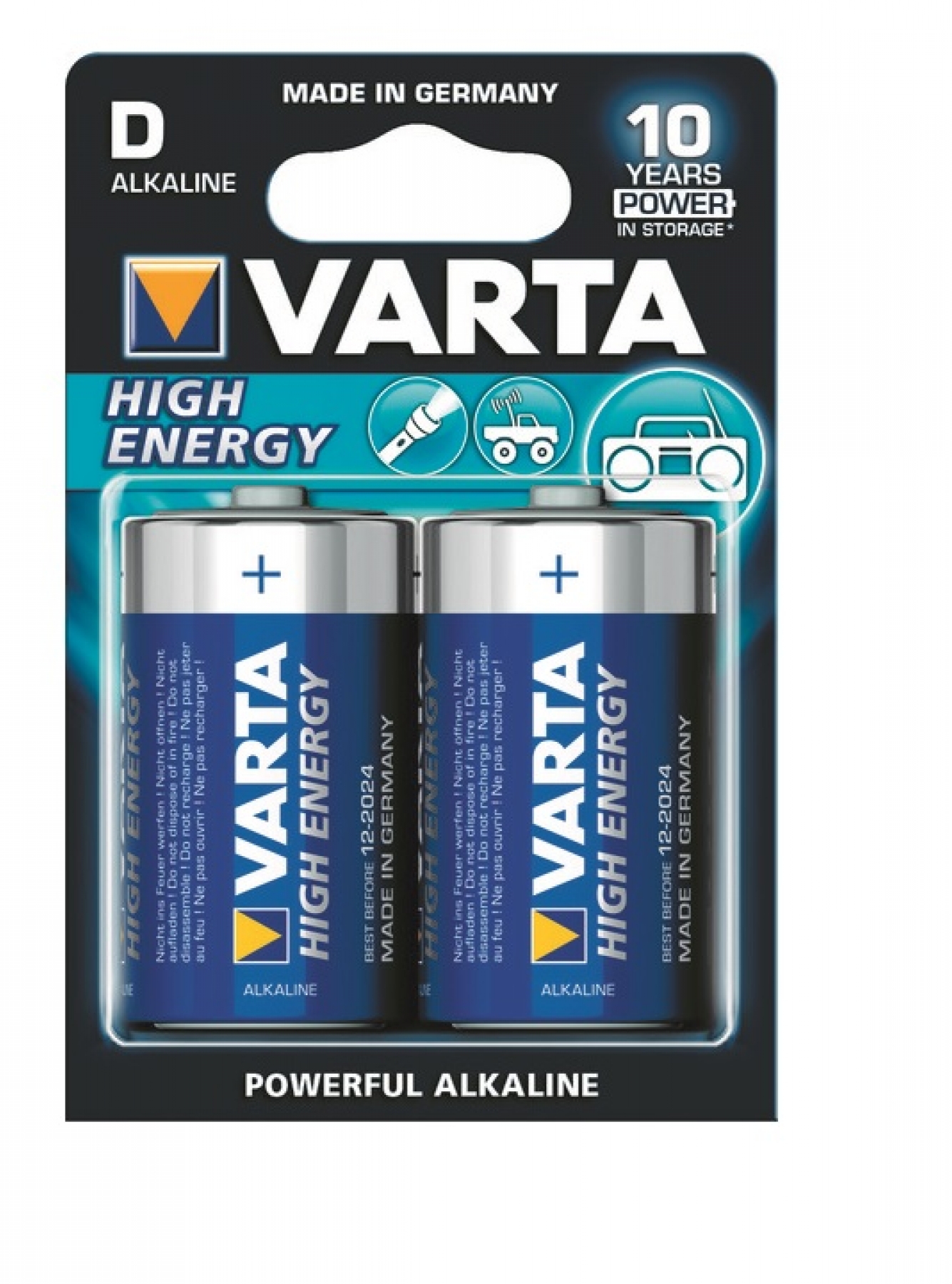 D - alcaline HIGH ENERGY VARTA - Homenergy
