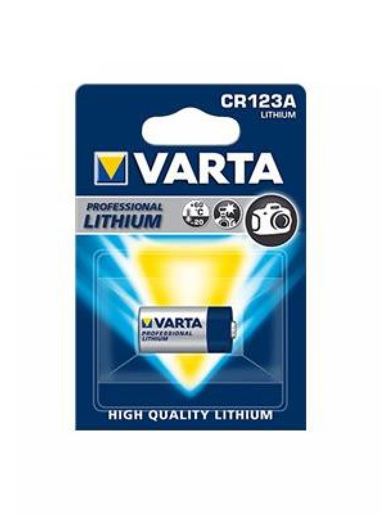 Pile lithium Varta CR123A - Homenergy